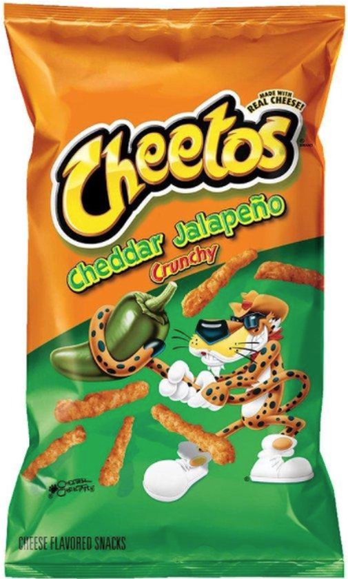 Cheetos USA Cheddar Jalapeño XL 226g 2-pack (2x226g) | bol