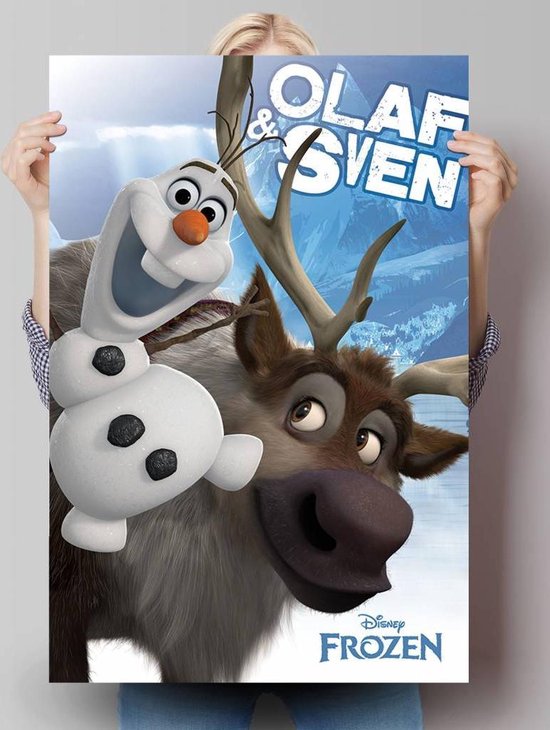 Frozen Olaf en Sven - Poster 61 x 91.5 cm | bol.com