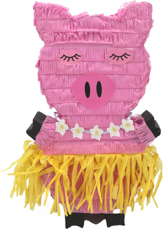 Funny Fashion Pinata van papier - Biggetje/Varken thema - 42 x 26 cm ...