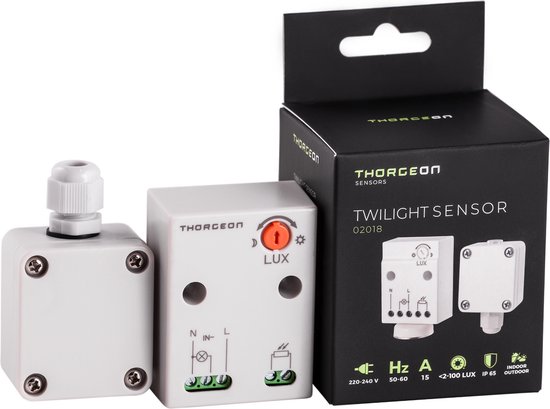Thorgeon Twilight Licht Sensor 300W IP65 | bol