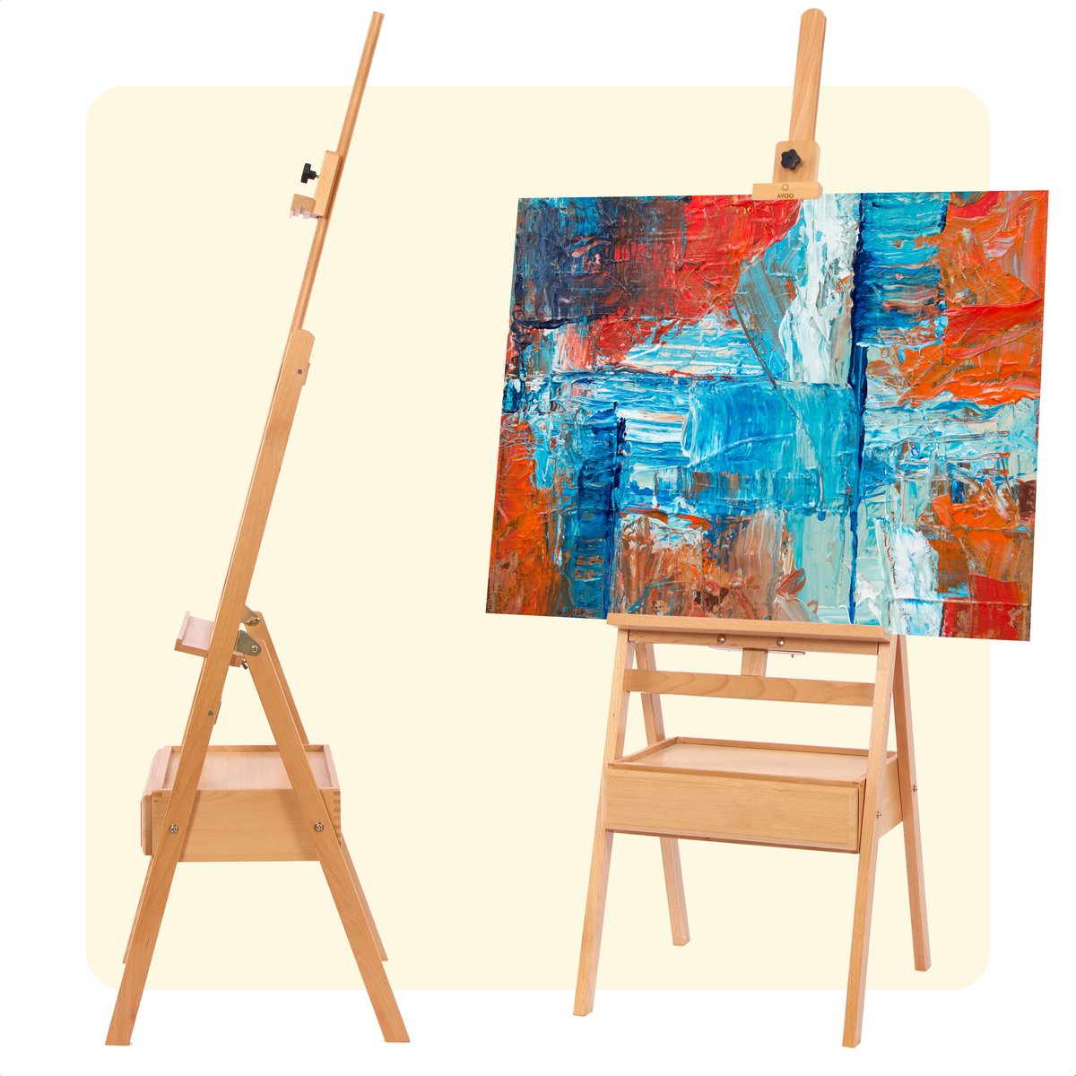AYOO® Chevalet - Chevalet pour adultes - Chevalet de studio - Chevalet ...