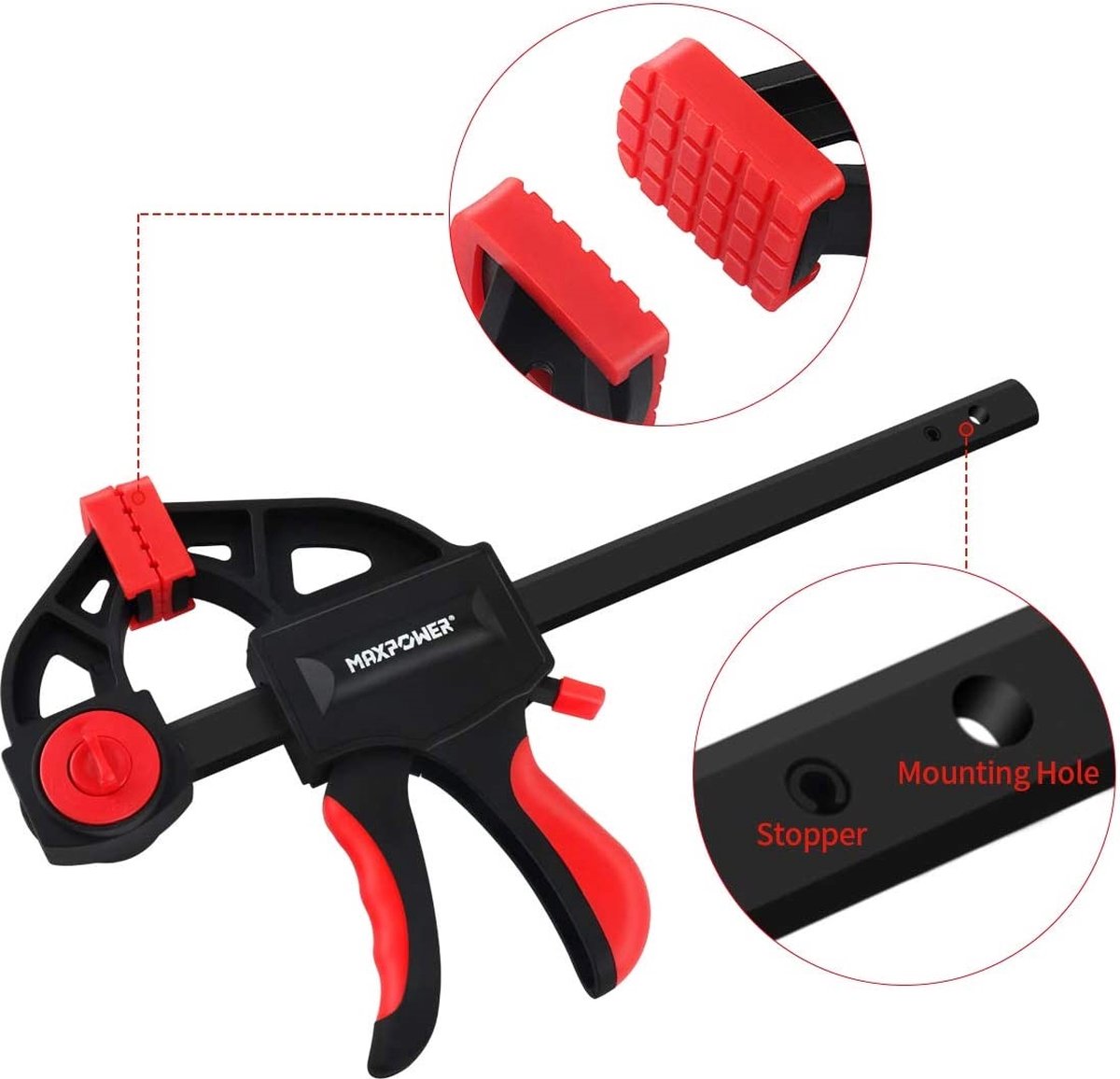 Meistercraft 2in1 - Lijmklemmen - Snelspanklem - Eenhandklem - 50cm ...