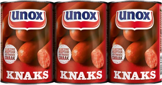 Unox Knakworst Knaks 3 x 400 g | bol