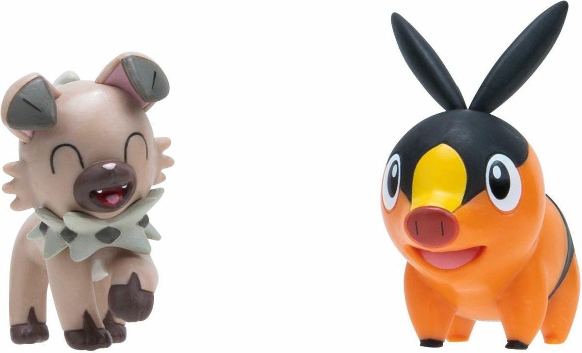 Pokémon - Battle Figure Pack - Tepig & Rockruff | bol.com