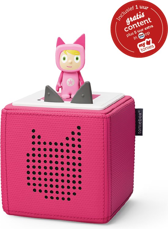 Tonies Toniebox Starter Set - Pink English - Muziekdoos | bol.com
