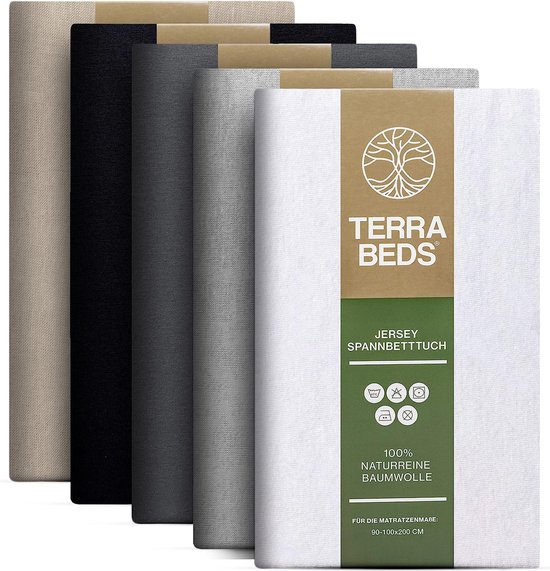 Premium hoeslaken - bedlaken 180 x 200 140 x 200 cm 90 x 200 cm 150 g ...