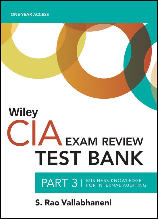 Wiley CIAexcel Test Bank 2019 | 9781119525233 | S. Rao Vallabhaneni ...