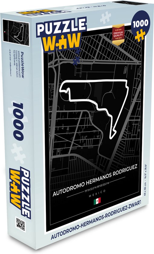 Puzzel Mexico - Circuit - Autodromo Hermanos Rodríguez - Formule 1 ...
