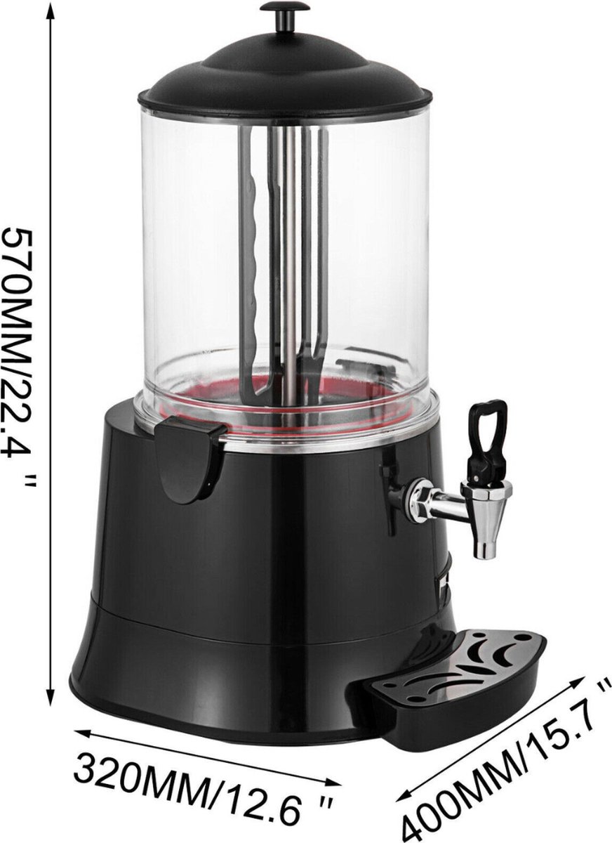Arvona Chocomel Dispenser - Warme Chocolademelk Machine - Chocolademelk ...