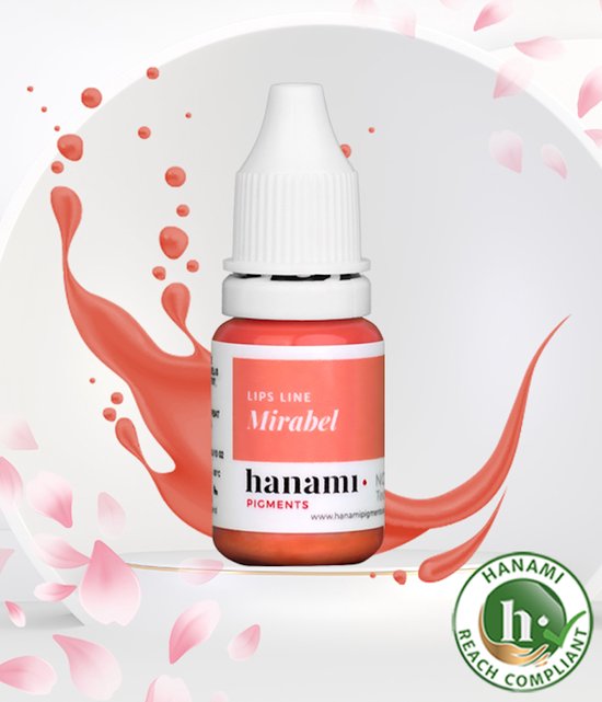 Hanami Mirabel - 10ml - PMU pigment lippen | bol