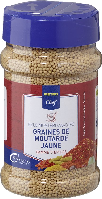 METRO Chef Gele mosterd zaadjes 220 gram | bol