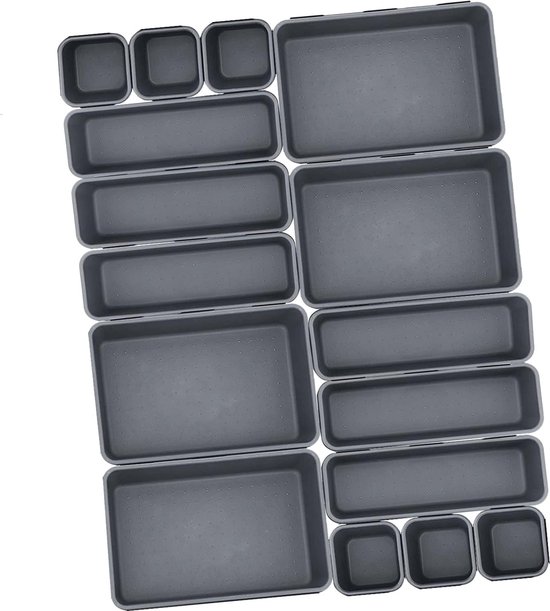 Pak van 16 Lade-organizersysteem Office 3 Medium Styles Lade-organizer ...