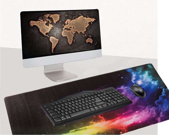 Gaming Muismat - Galaxy - Muismat XXL - 90x40 cm - Muismat XXL Gaming ...