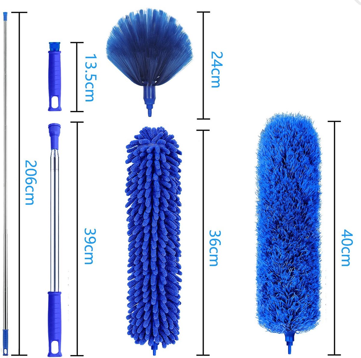 Uitschuifbare stofreinigingsborstel Slaapbank Nachtkastje Stofborstel ...