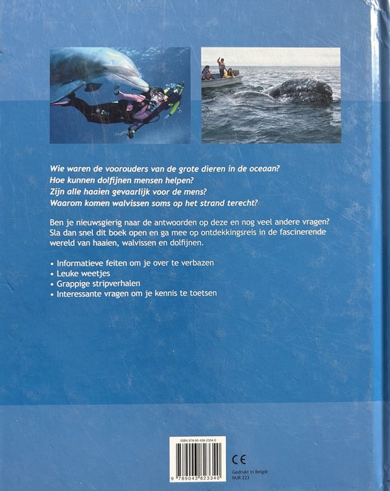 Haaien, walvissen en dolfijnen, N.v.t. | 9789043823340 | Boeken | bol