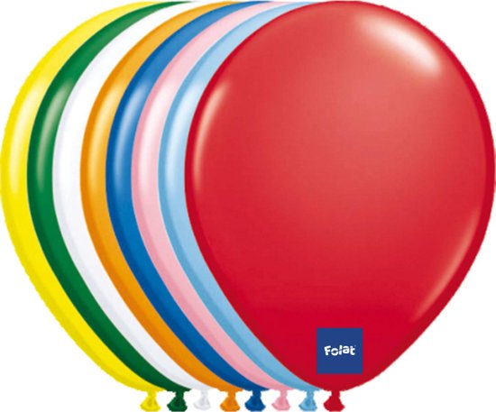 Folat - Folatex ballonnen Metallic Assortiment 30 cm 10 stuks | bol