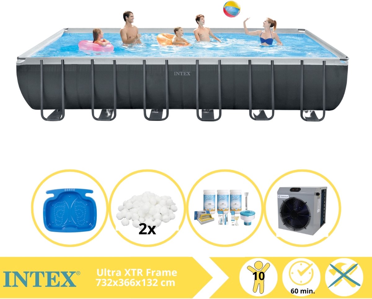 Intex Ultra XTR Frame Zwembad - Opzetzwembad - 732x366x132 cm ...