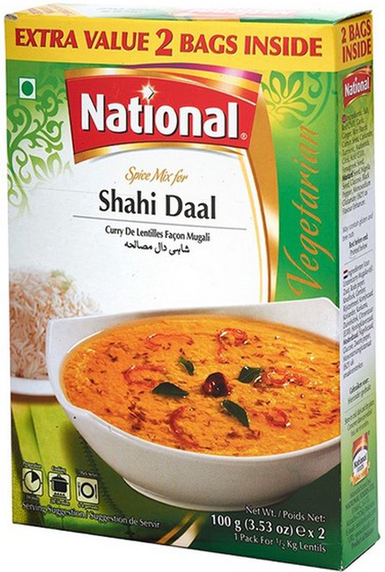 National Spice Mix For Shahi Daal (180g) | bol