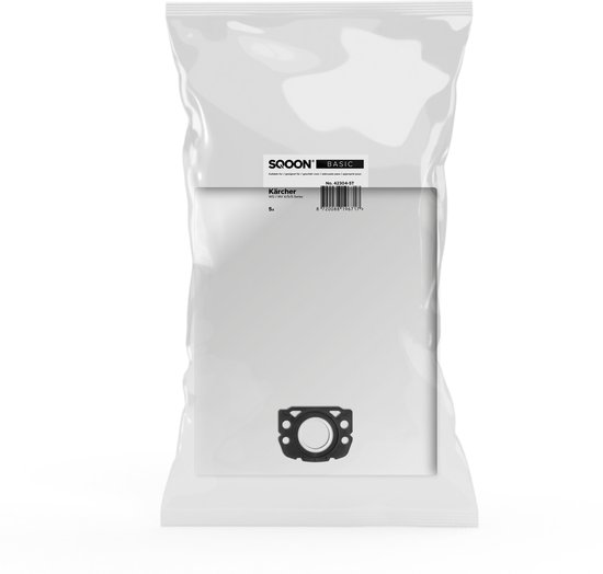 SQOON® Basic - Stofzuigerzakken Geschikt voor Karcher WD / MV 4/5/6 series -... | bol