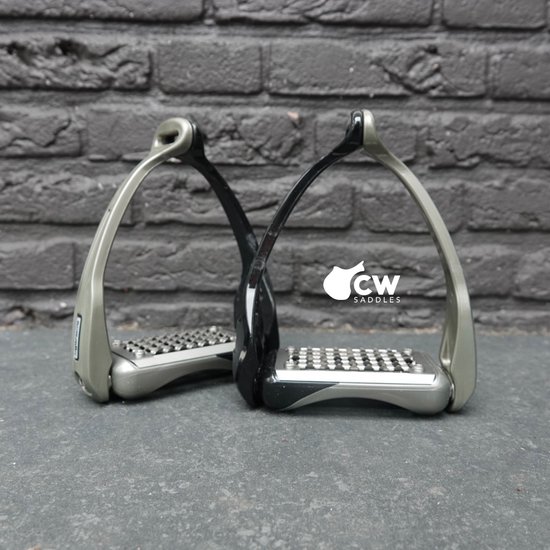 ACAVALLO® Stirrup OPERA Stijgbeugels 12 Zwart | bol