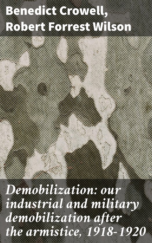 Demobilization: our industrial and military demobilization after the ...