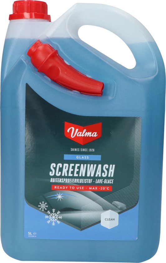 Valma Ruitensproeiervloeistof Antivries Kant&Klaar -20°C 5L – Beschermt Tegen... | bol