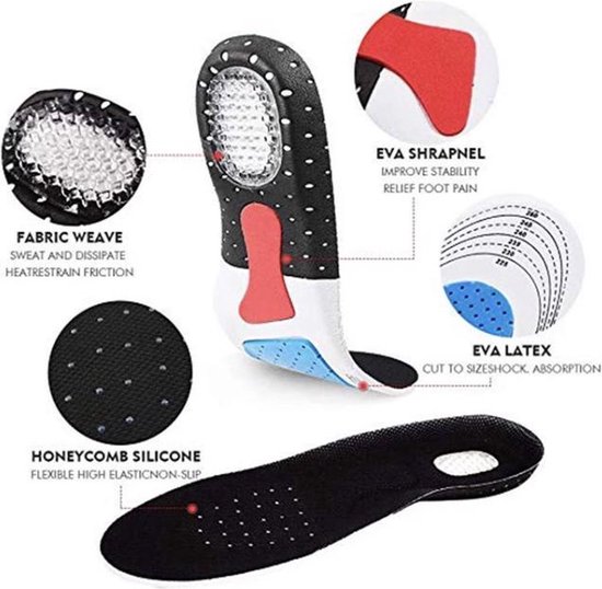 Inlegzolen I Gel Zolen I Inlegzooltjes I Sport Zolen I Zooltjes I 40 ...