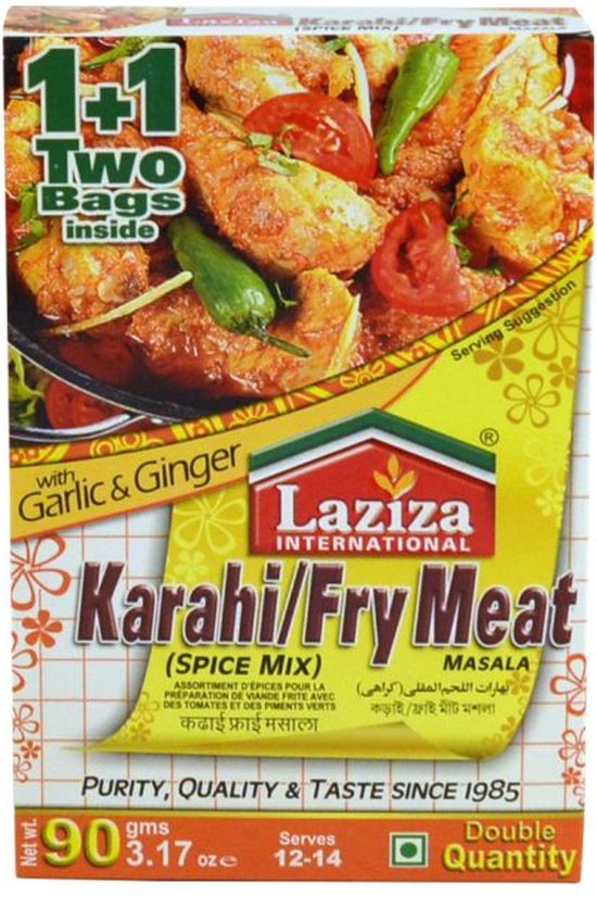 Laziza Karahi/Fry Meat Masala (90g) | bol
