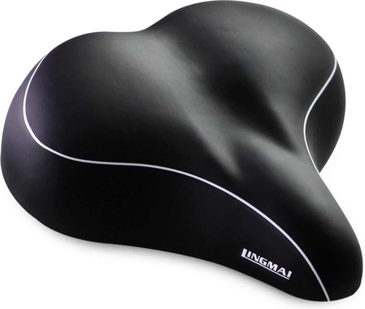 Fietszadel, comfortabel fietszadel voor cruisers, breed kussen ...