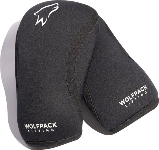 Wolfpack Lifting - Knee Sleeves - Knie Brace - Zwart/Wit - M | bol