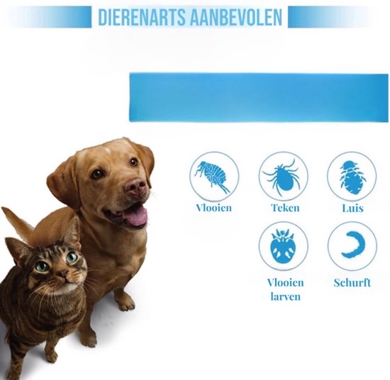 Vlooien en tekenband | Vlooienband | Tekenband | Grote hond | 70 cm ...