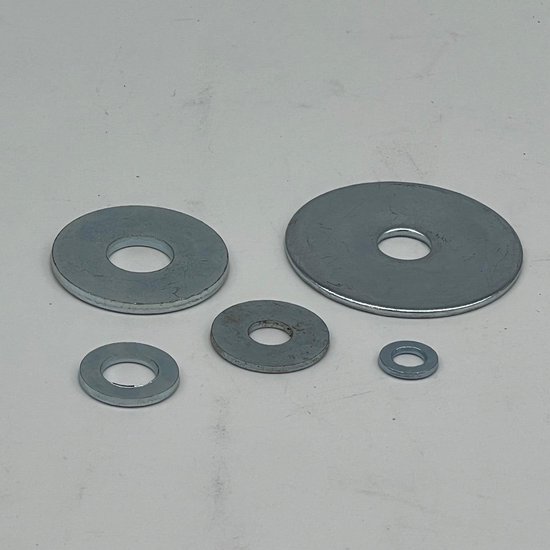 KWEEK - Sluitringen M12 x 37mm. D=3 VERZ, Set van 50 | bol