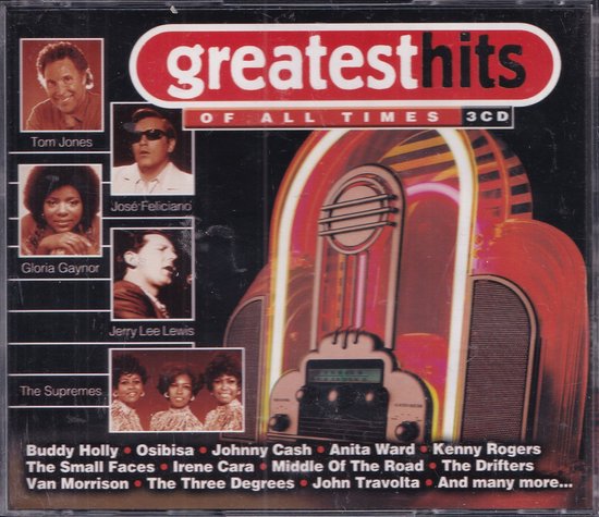 3CD Greatest Hits of all time - Johnny Cash, Anita Ward, Kenny Rogers ...