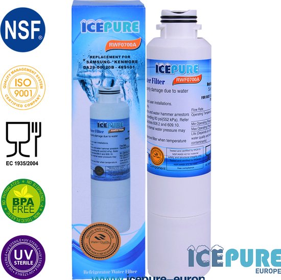 Icepure RWF0700A Waterfilter / Dubbele O-Ring | bol