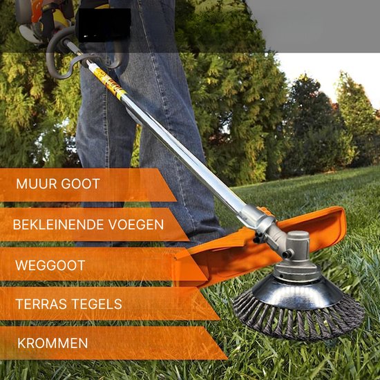 Onkruidborstel Bosmaaier - Staalborstel Bosmaaier Multifunctioneel ...