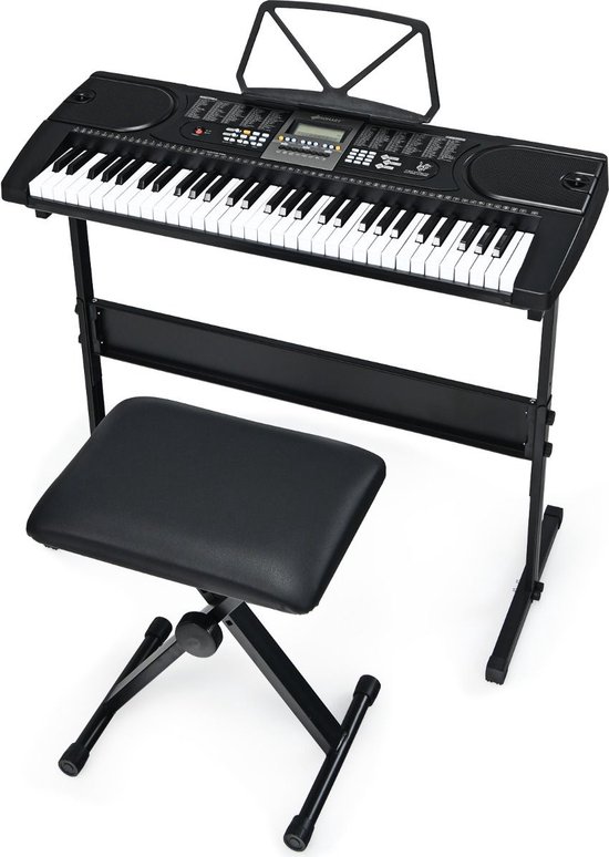 Coast Elektrische Piano Set - Keyboard 61 Toetsen - 84,5 x 32,5 x 9 cm ...