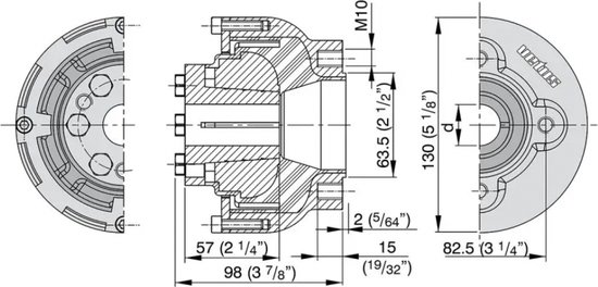 Vetus Uniflex 13 Asoverbrenging Flexibele Verbinding Zilver 25 mm | bol