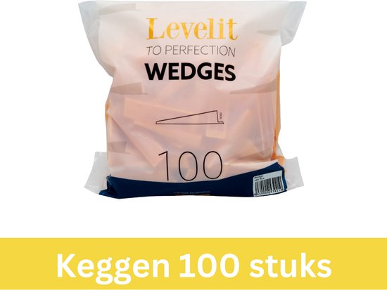 Levelit spieën/wedges - Afstandhouders - Spie-systeem - 100stuks | bol.com