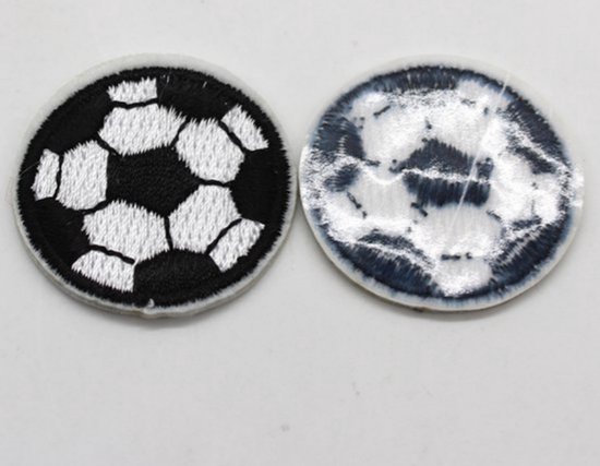 Voetbal Strijk Embleem - Set van 5 - Voetballen - Stof en strijk ...