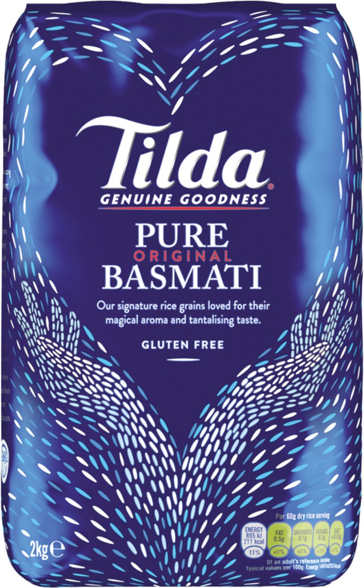 Tilda - Basmati Rijst - 2 kg | bol