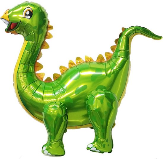 Dino ballon - Groen - 4D - XXL - 75x64cm - Ballonnen - T-rex - Dino ...