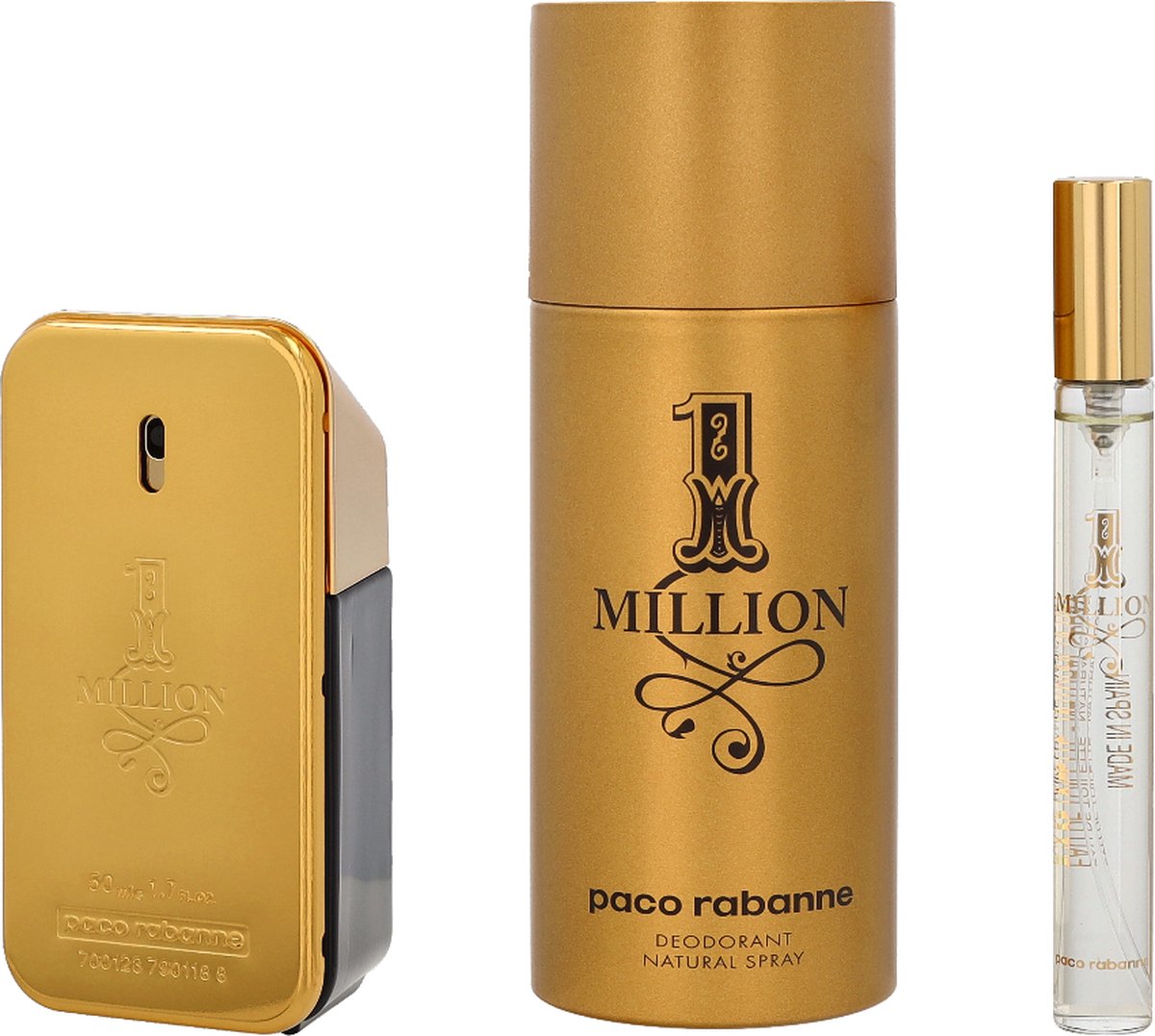 Paco Rabanne 1 Million Set Eau de Toilette 50 ml + Déodorant 150 ml ...
