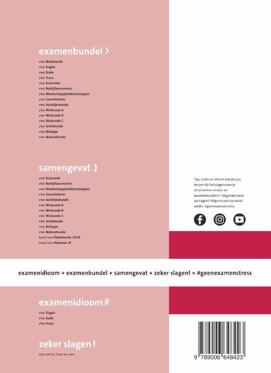 Examenbundel vwo Nederlands 2023/2024 | 9789006648423 | Boeken | bol