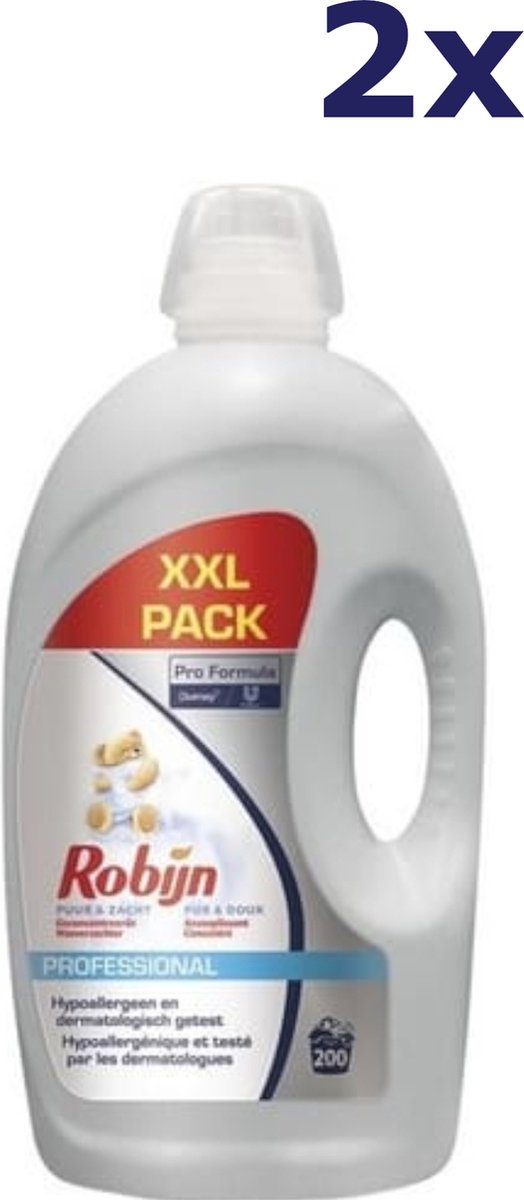 Wasverzachter robijn pro formula 5l puur en zacht | Fles a 5 liter | 2 ...