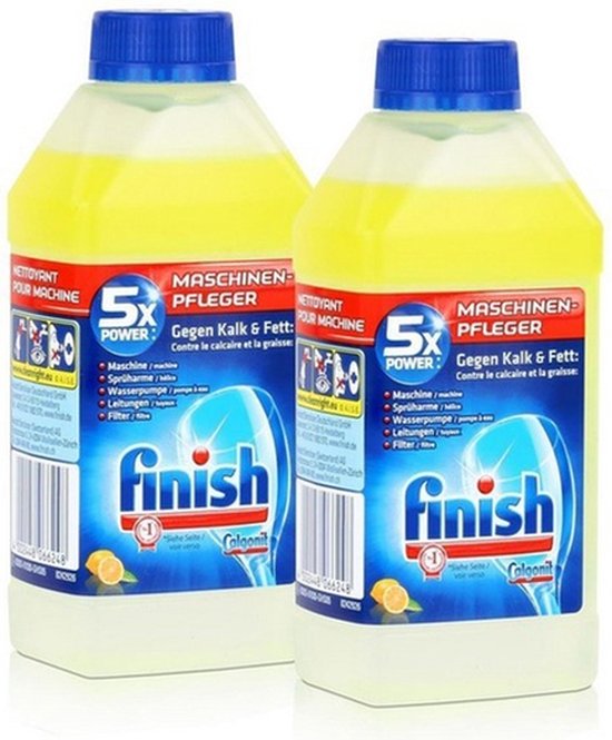 Finish Vaatwasmachinereiniger Citroen - 250mL | bol.com