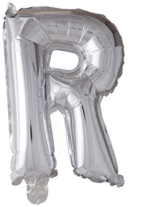 Folie Ballon Letter 40″ R - Zilver | bol