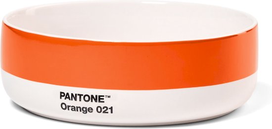 Copenhagen Design - Pantone - Kom / Schaal - Porselein - Orange 021 ...