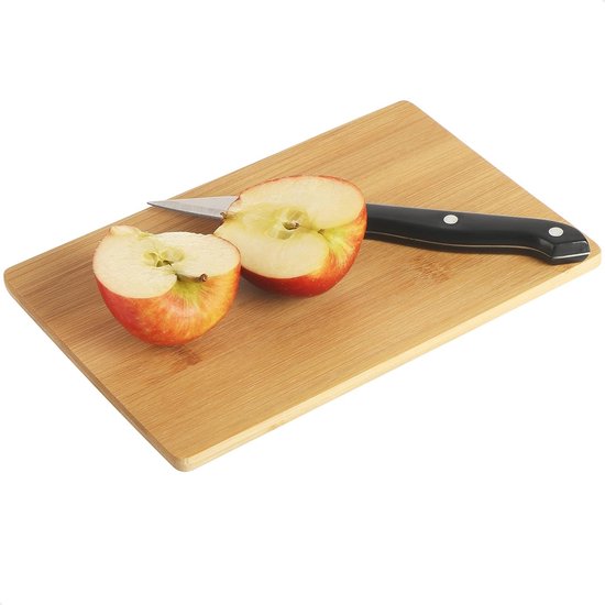 6x snijplank van bamboe - houten ontbijtplanken - broodplanken om te ...