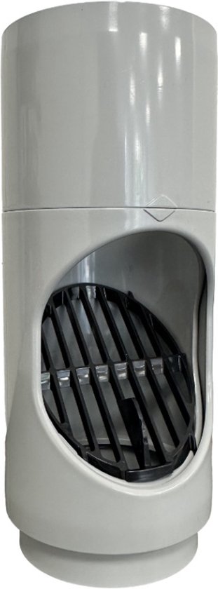 Nicoll bladvanger Ø 80 mof-spie verjongd lichtgrijs RAL 7047 | bol