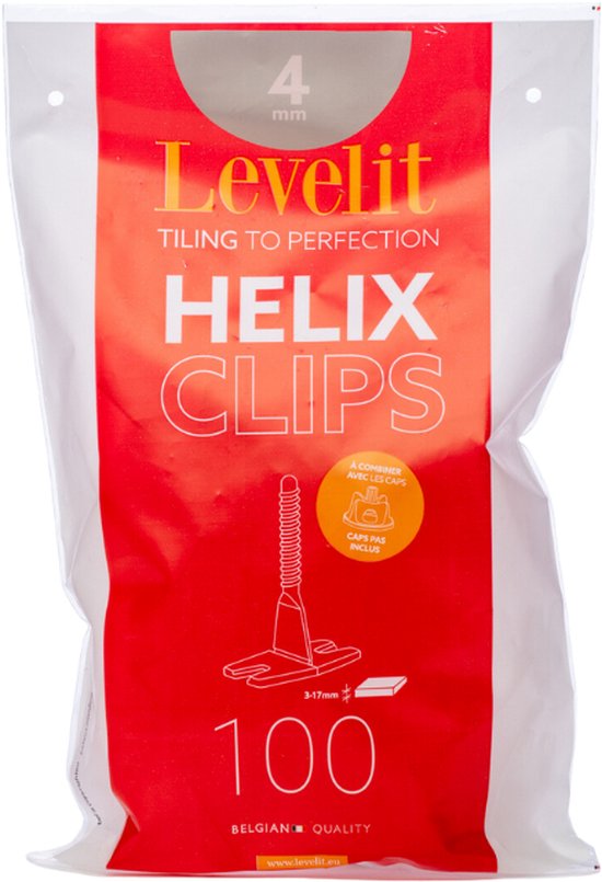 Helix Spacer Clips - Afstandhouders - Nivelleer Tegel clips ...